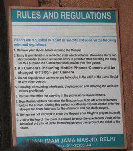 Jama-Mosque-rules - The Inside Cabin - Exploring the world from the ...