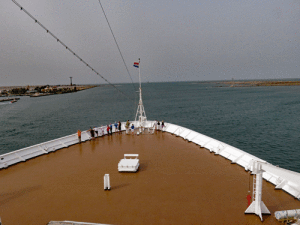 Leaving-Suez-Canal - The Inside Cabin - Exploring the world from the ...